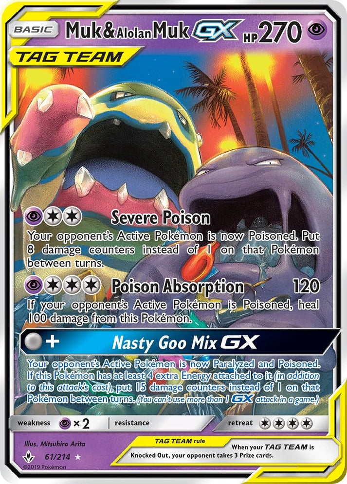 Muk & Alolan Muk GX [SM10 - 61/214] – Card Father Games