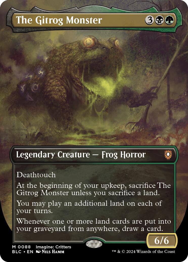 The Gitrog Monster (Borderless) [BLC - 88] – Card Father Games