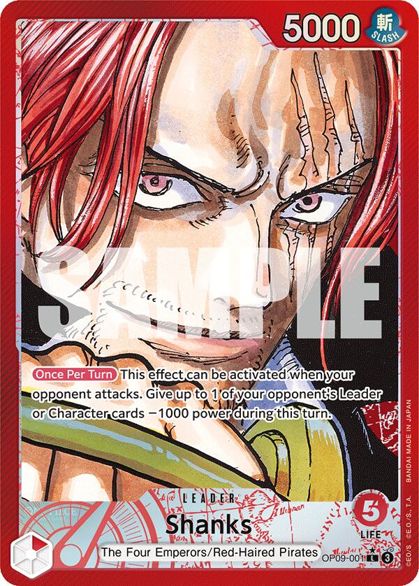 Shanks (001) (Parallel) [OP09 - OP09-001] – Card Father Games