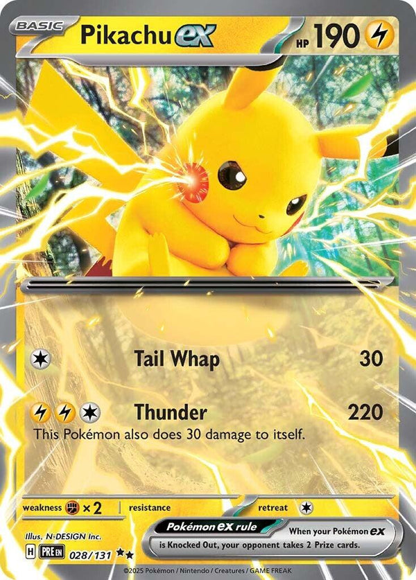 Pikachu ex - 028/131 [PRE - 028/131] – Card Father Games