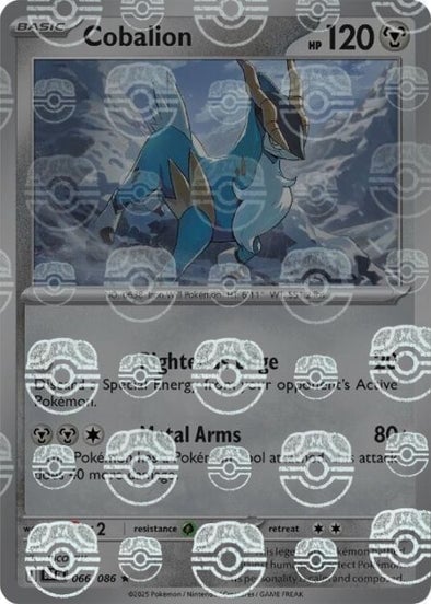 Cobalion (Master Ball Pattern) [BLK - 066/086] – Card Father Games