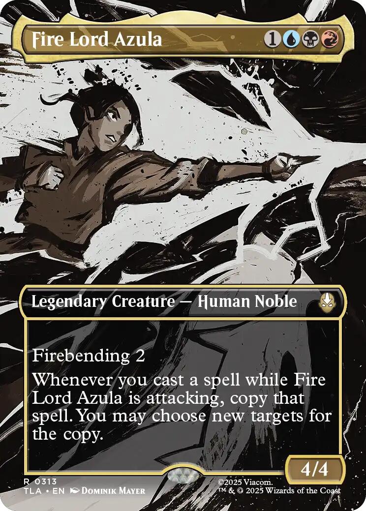 Fire Lord Azula (0313) (Borderless) [TLA - 313] – Card Father Games